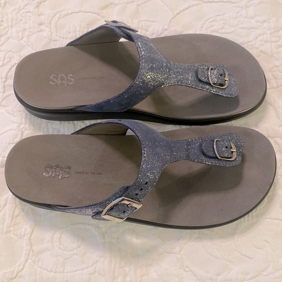SAS | Shoes | Sas Shoe Company Sanibel T Strap Slide Sandal | Poshmark